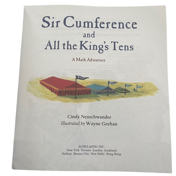 Scholastic | Other | Sir Cumference All The Kings Tens A Math Adventure ...